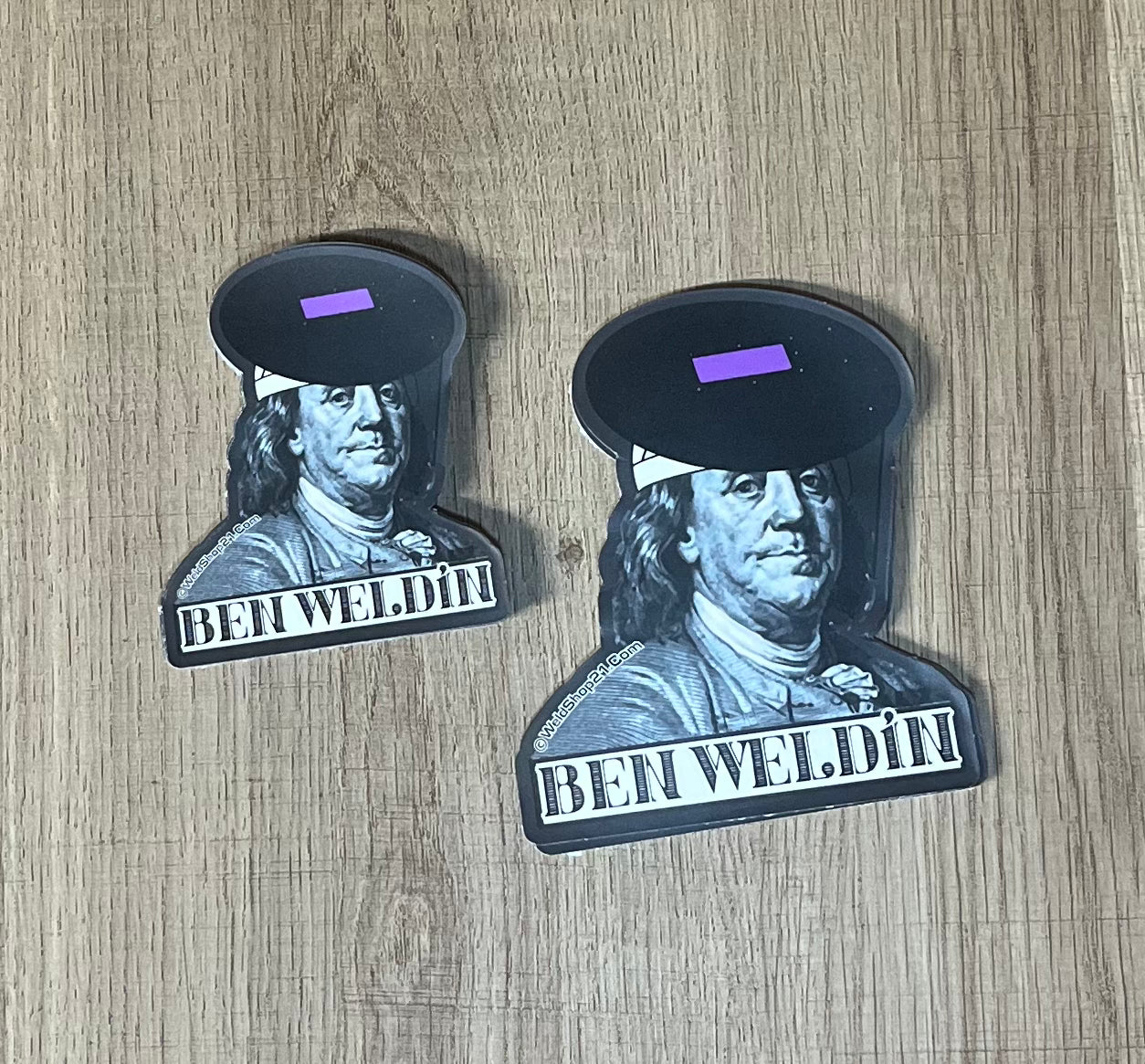 Benjamin Franklin Welder Sticker – WeldShop21