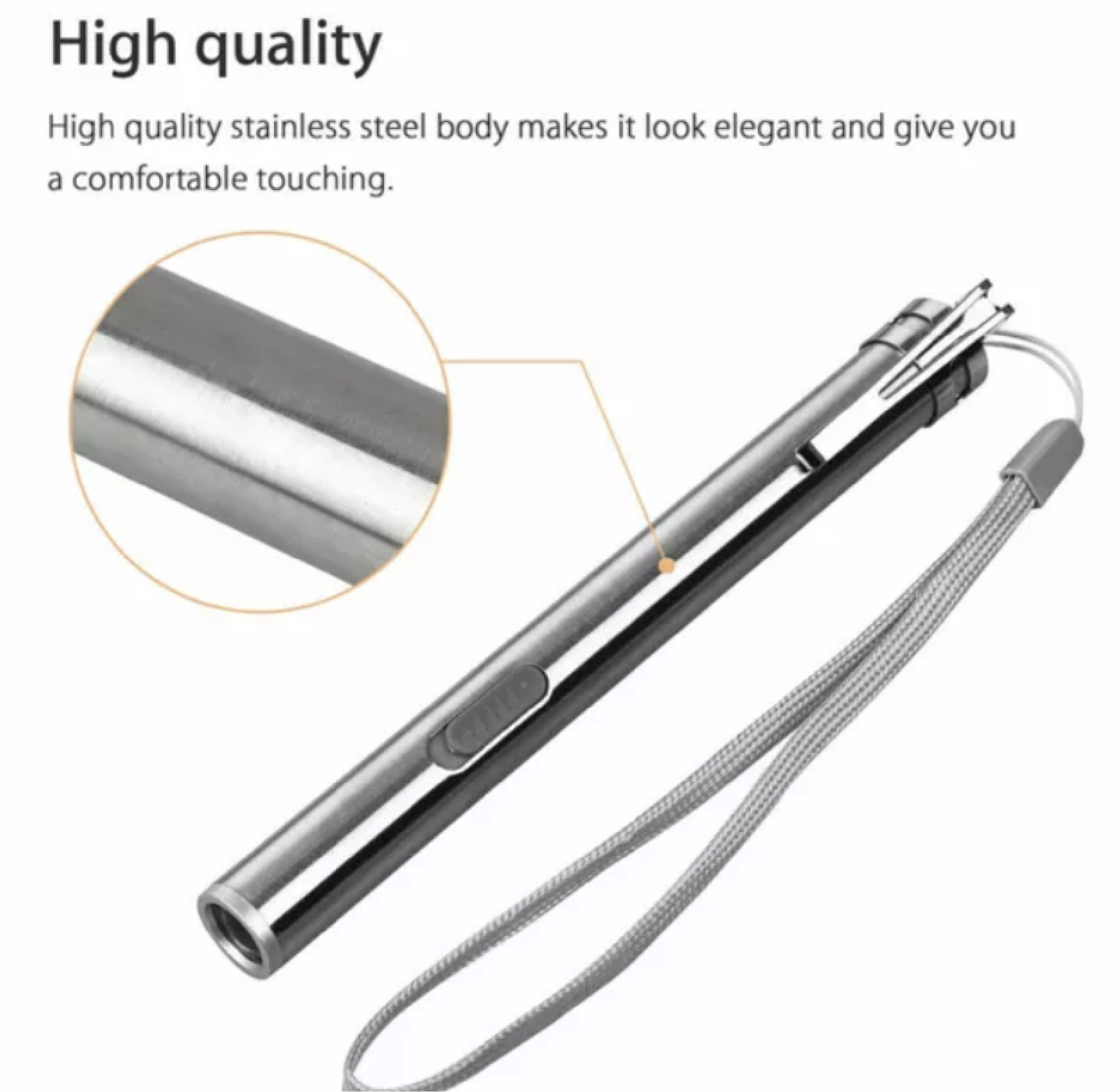 Welder FlashLight Rechargeable Stainless – WeldShop21